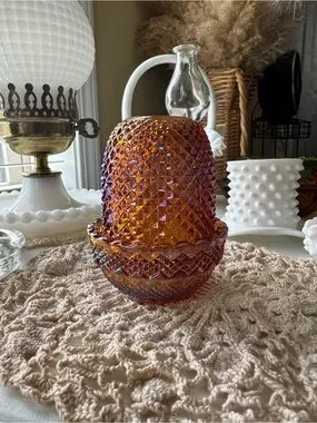 Accents | Mosser Carnival Glass Fairy Lamp | Poshmark